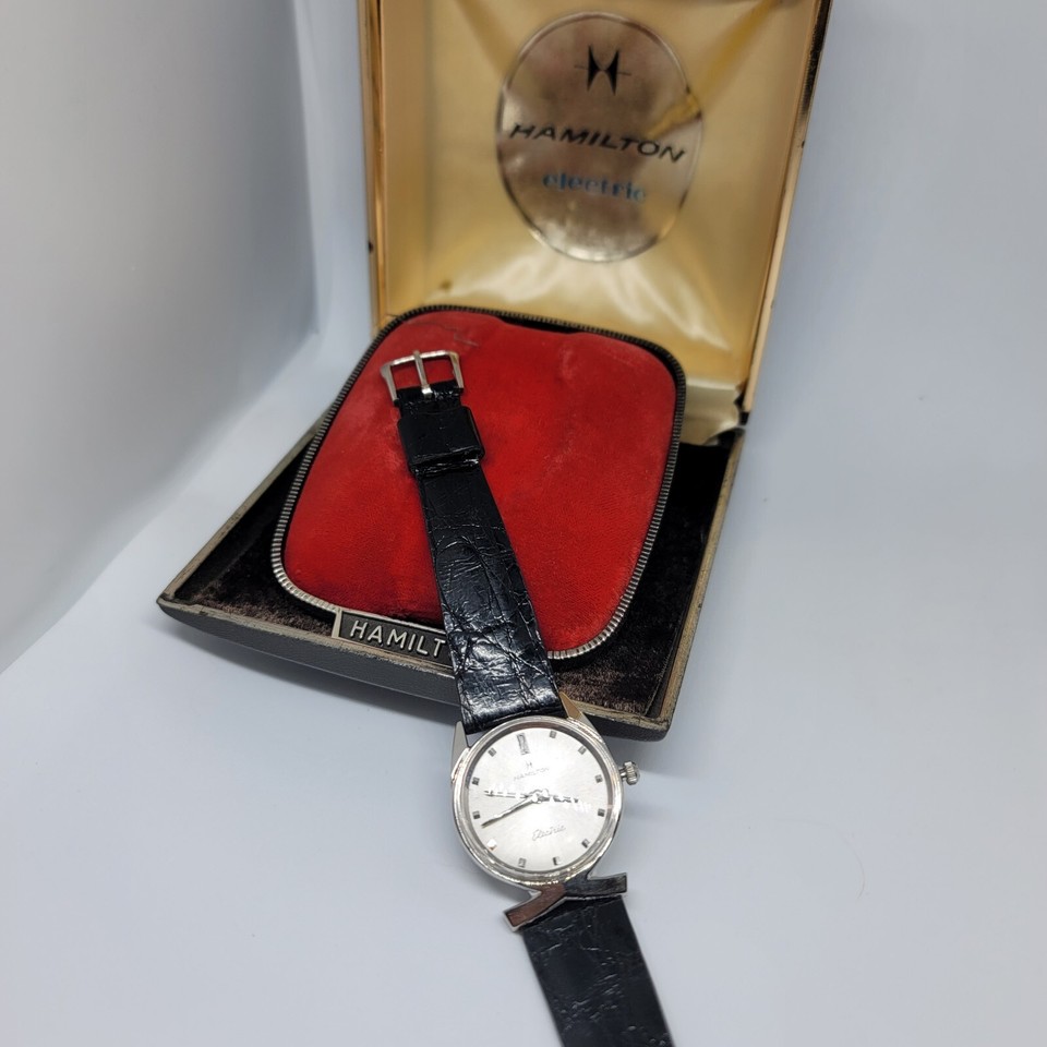 Hamilton Electric watch cal 505 Polaris Il 14k white gold very rare ...