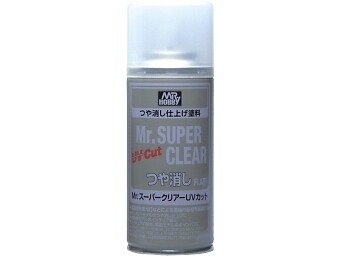 Mr.Hobby - Mr. Super Clear UV Cut Flat Spray, 170 ml, B-523 | eBay