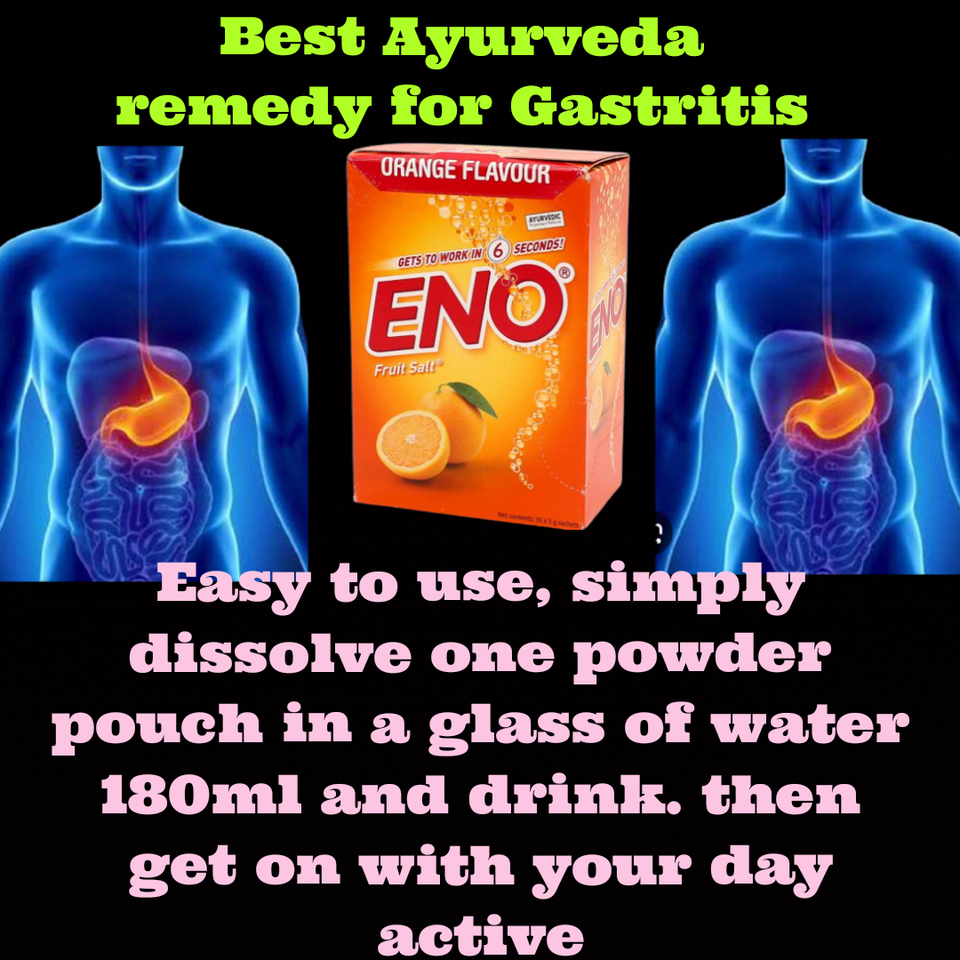 ENO antacid Ayurveda powder sachets 30 in box orange flavored free ...