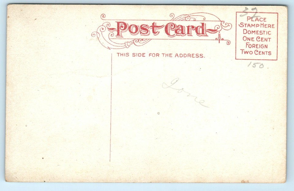 POSTCARD Muskegon Michigan Post Office Fountain in Front Flag on Top | eBay