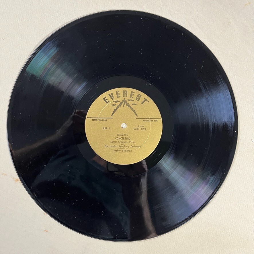 BENJAMIN Concerto Quasi Una Fantasia / Concertino 1962 Everest SDBR 3020 - VG+ | eBay
