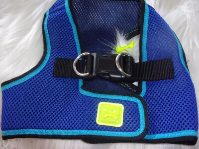 Blue Body Harness Vest M Pet Dog new step-in Medium | eBay