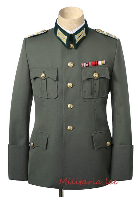 WW2 German Kriegsmarine Coast Artillery Officer Field Gray Tunic All ...