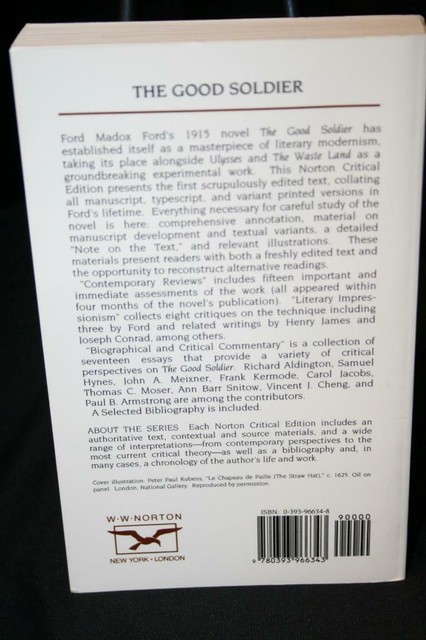 Norton Critical Editions Ser.: The Good Soldier by Martin Stannard and ...