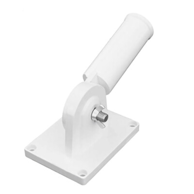 Aluminum Adjustable Pole Bracket 2 Positions Wall Holder w/ Screws ...