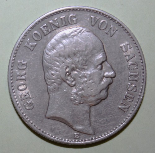 S1 - Germany - Saxony 2 Mark 1903-E Extremely Fine + Silver Coin ...