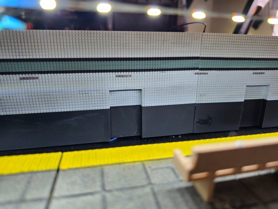 MTH & LIONEL subway O scale system walls Pillars Columns column built ...