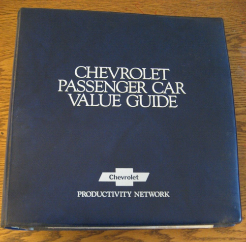 1979 Chevy Car Upholstery Dealer Album Data Book Chevrolet Showroom OEM ...