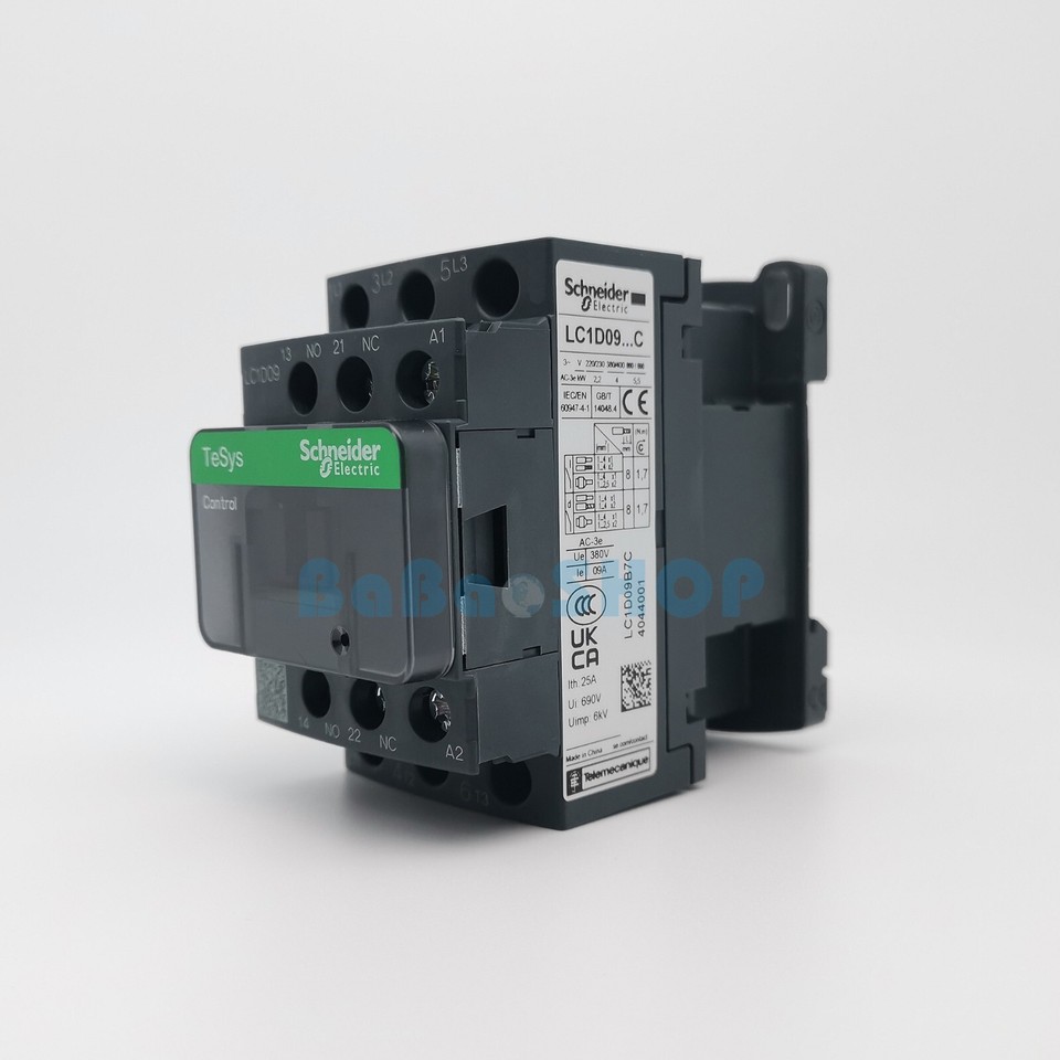 1pc LC1D09 LC1D09B7C LC1D09B7 3P 9A AC 24V coil TeSys AC Contactor ...