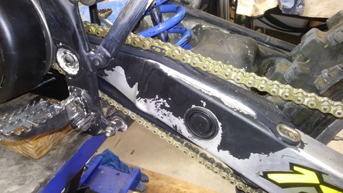 UFO Chain Slider Front Swingarm Guard Black Honda Cr250r CR 250 95-96 ...