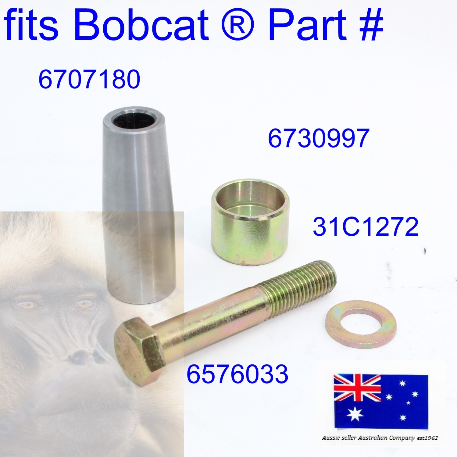 Bobcat Bobtach Pivot Pin Bush 6707180 6730997 7753 763 773 7753 853 ...