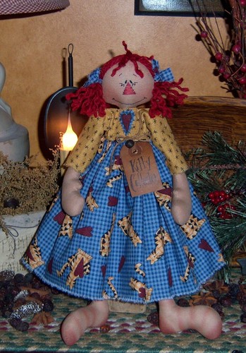 Patti's Ratties Primitive Raggedy Ann Kitty Doll Paper Pattern #273 | eBay