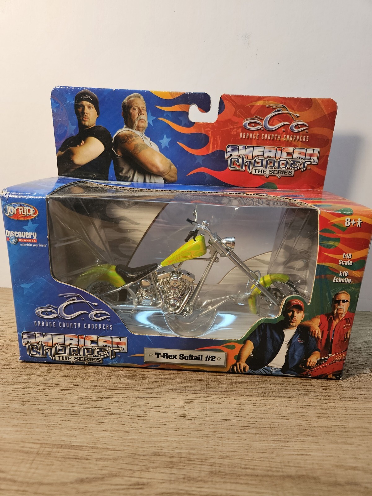 New OCC AMERICAN ORANGE COUNTY CHOPPERS T Rex Softail #2 1:18 Diecast ...