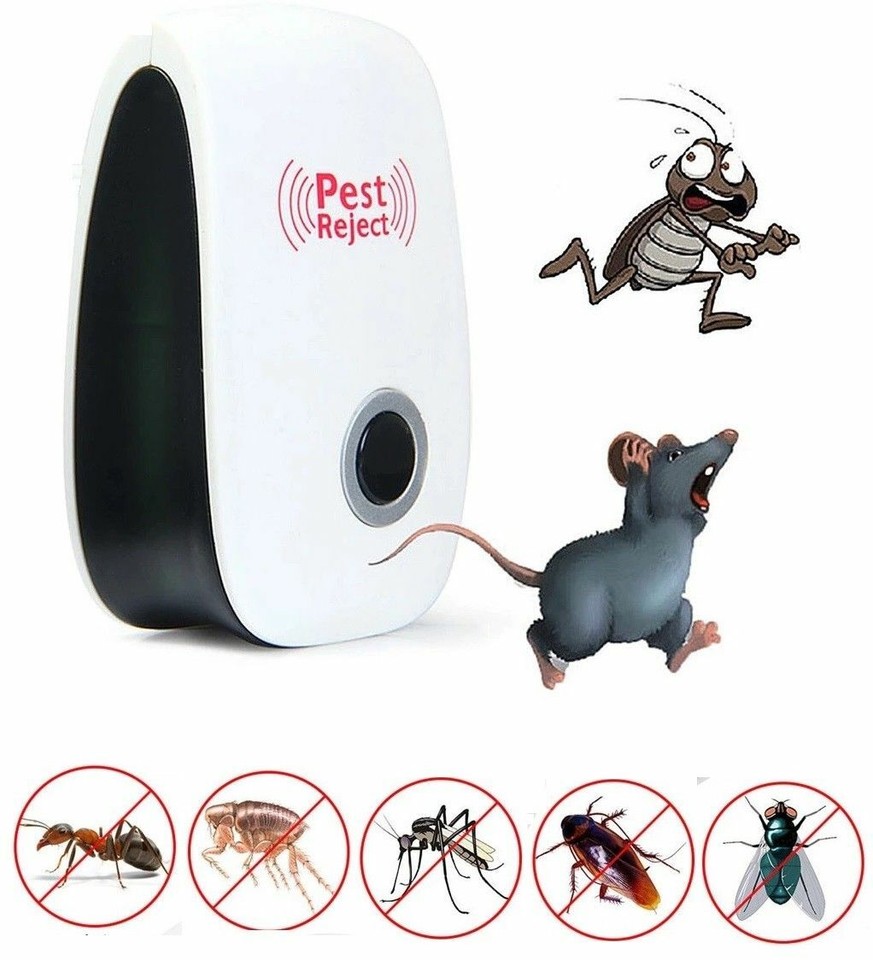 Lot Ultrasonic Pest Reject Home Control Electronic Repellent Rat Mice ...