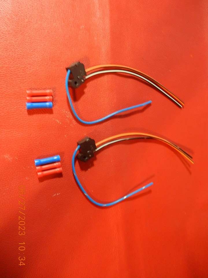 80s GM Power Door Lock Switch Pigtail Connector Plug Set Wire C10 K5 ...