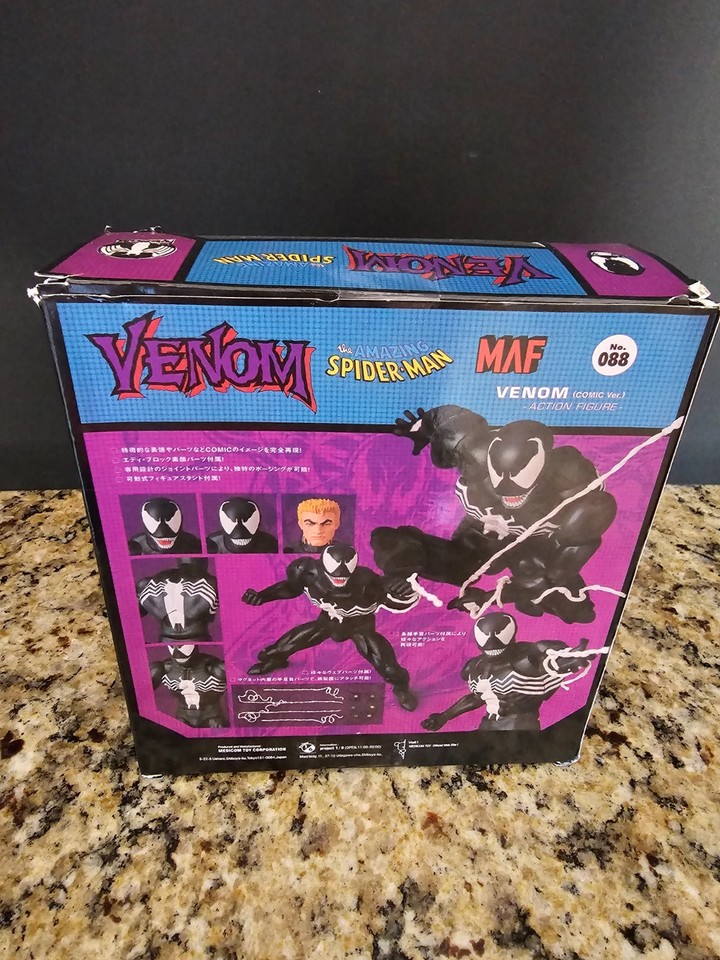 Venom 088 Spider-Man MARVEL MAFEX Medicom Toys Chinese Variant MIB US ...