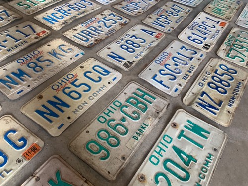 Lot Of 54 Vintage 1990s Ohio State License Plates Cars, Trucks ...