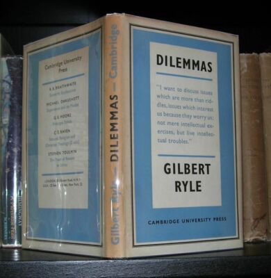 Gilbert Ryle / DILEMMAS 1st Edition 1954 | eBay