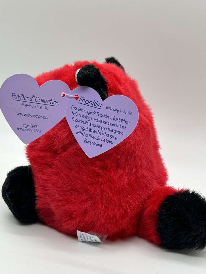 Swibco Puffkins red fox "Franklin" 98 | eBay