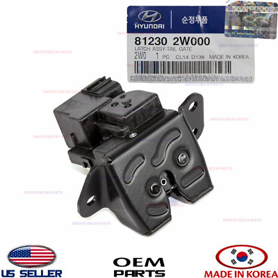 TAIL GATE LATCH LOCK OEM Genuine SANTA FE SPORT 13-16/ KIA SOUL 14-19 ...