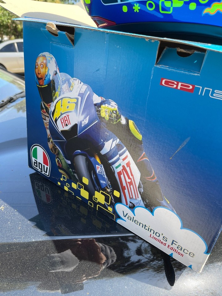 AGV GP TECH VALENTINO Rossi FACE rare helmet | eBay