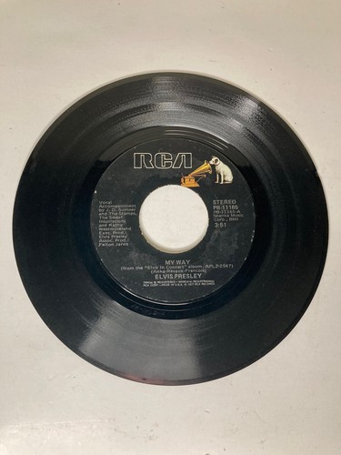 Presley, Elvis - My Way/America RCA 11165 PS Vinyl 45 rpm Record | eBay