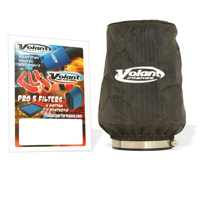 Volant Performance Pre-Filter Pro5 and Drytech Polyester 4.75" Round ...