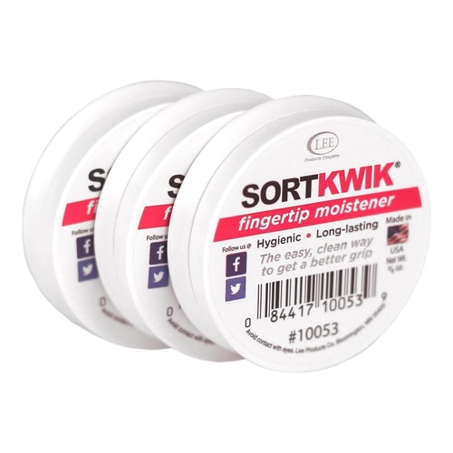 Lee Sortkwik™ Fingertip Moistener,50% Recycled, 0.63 0.38 Ounce (Pack ...