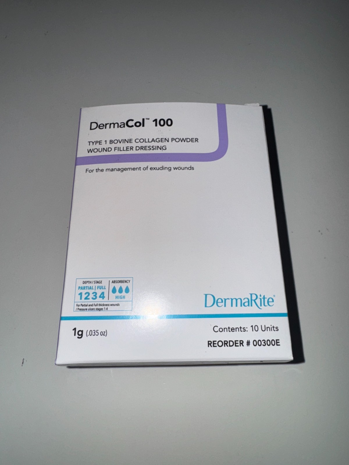 DermaCol 100 Type 1 Bovine Collagen Powder Wound Filler Dressing | eBay