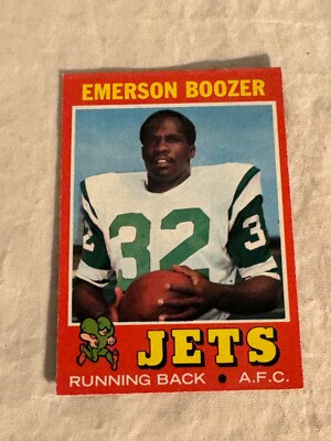 1971 Topps Emerson Boozer NFL Football #73 Trading Card | eBay