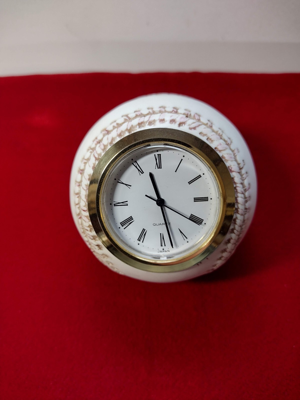 Vintage TOCHIGI TOKEI Quartz Clock in Baseball Housing. Made in Gt Britain RARE | eBay