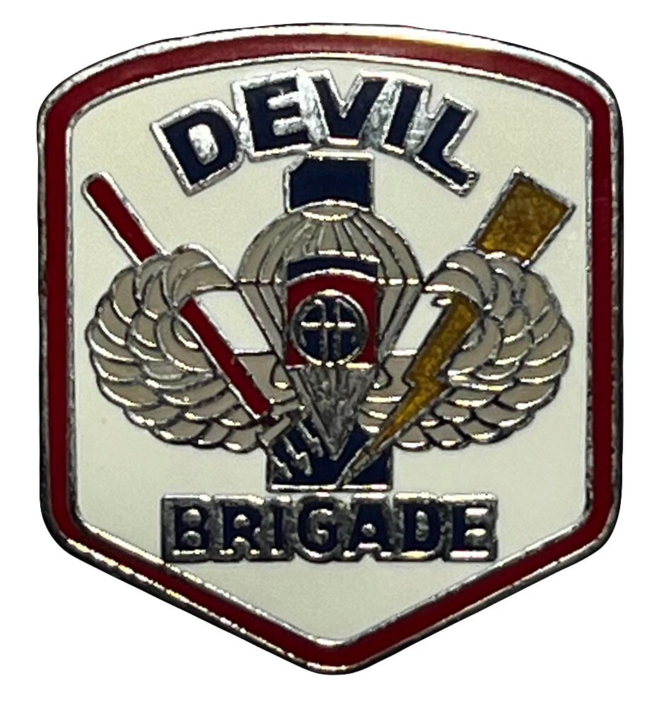 Pack of 50 82nd Airborne Devil Brigade Motorcycle Hat Cap Lapel Pin M ...