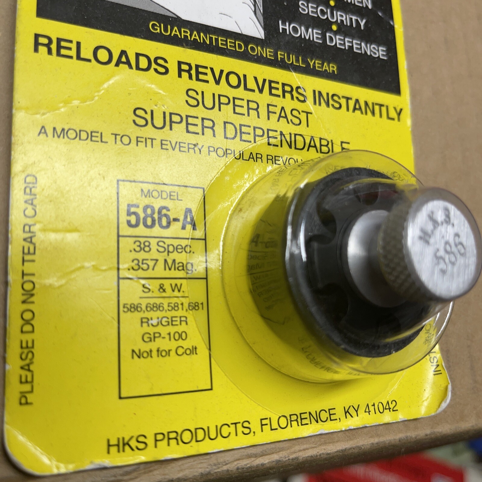 HKS Speedloader 586-A 6-Shot 38 SPL 357 .357 .38 Speed Loader NEW | eBay