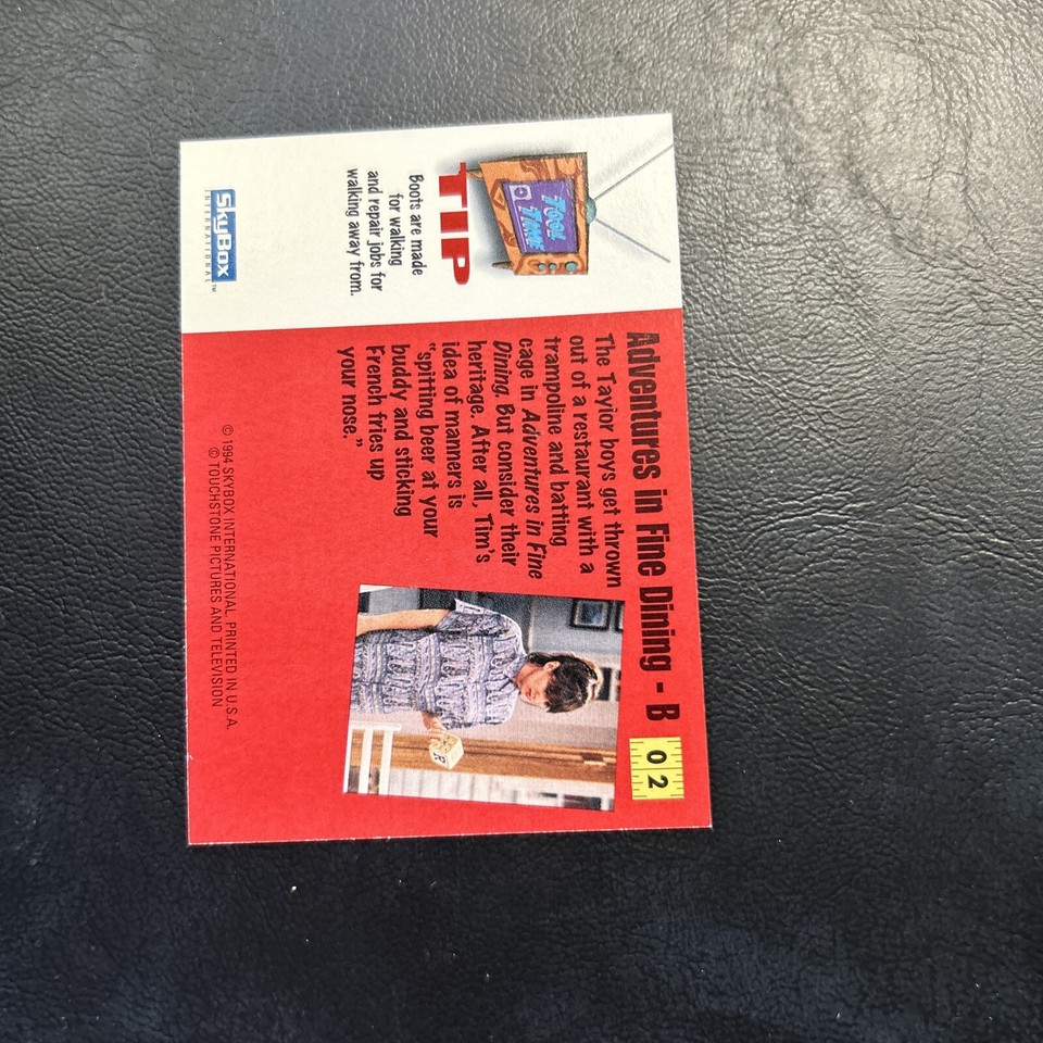 Jb14 Home Improvement Skybox 1994 #02 Jill Tim Taylor Tim Allen | eBay