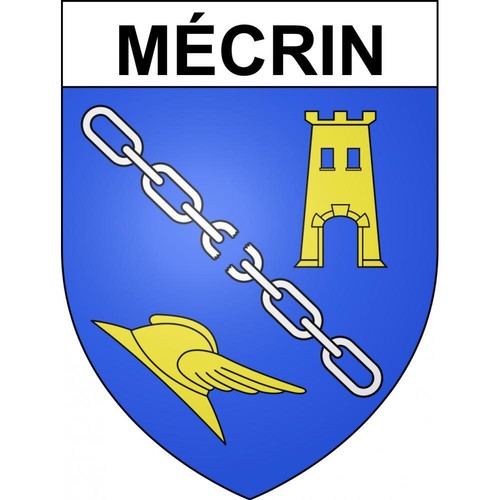 Mécrin 55 ville sticker blason écusson autocollant adhésif | eBay