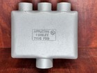 Appleton FDD-3-100 1" & 3/4" Cast Device Box 4-Hub 3-Gang Outlet Unilet ...
