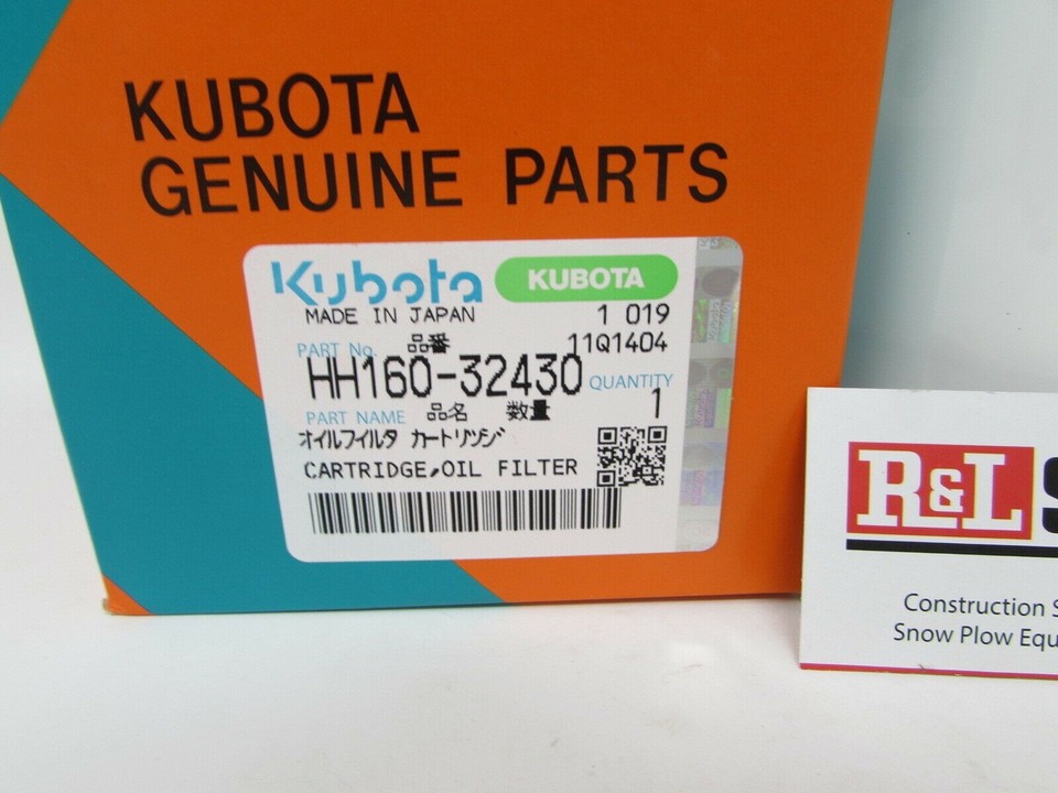 Genuine OEM Kubota Lube Filter HH160-32430 Also Fits New Holland ...