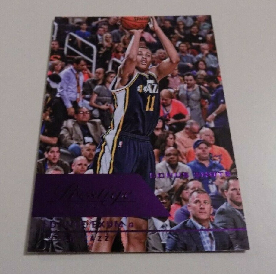 2015-16 PANINI PRESTIGE PURPLE PARALLEL BONUS SHOTS #157 DANTE EXUM ...