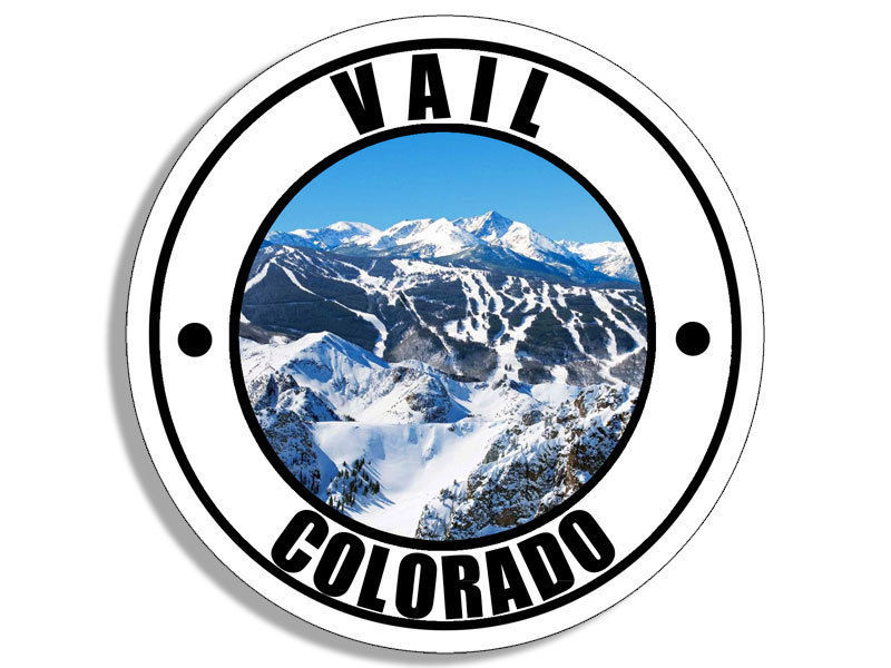 4" vail colorado resort skiing bumper sticker decal made in usa | eBay