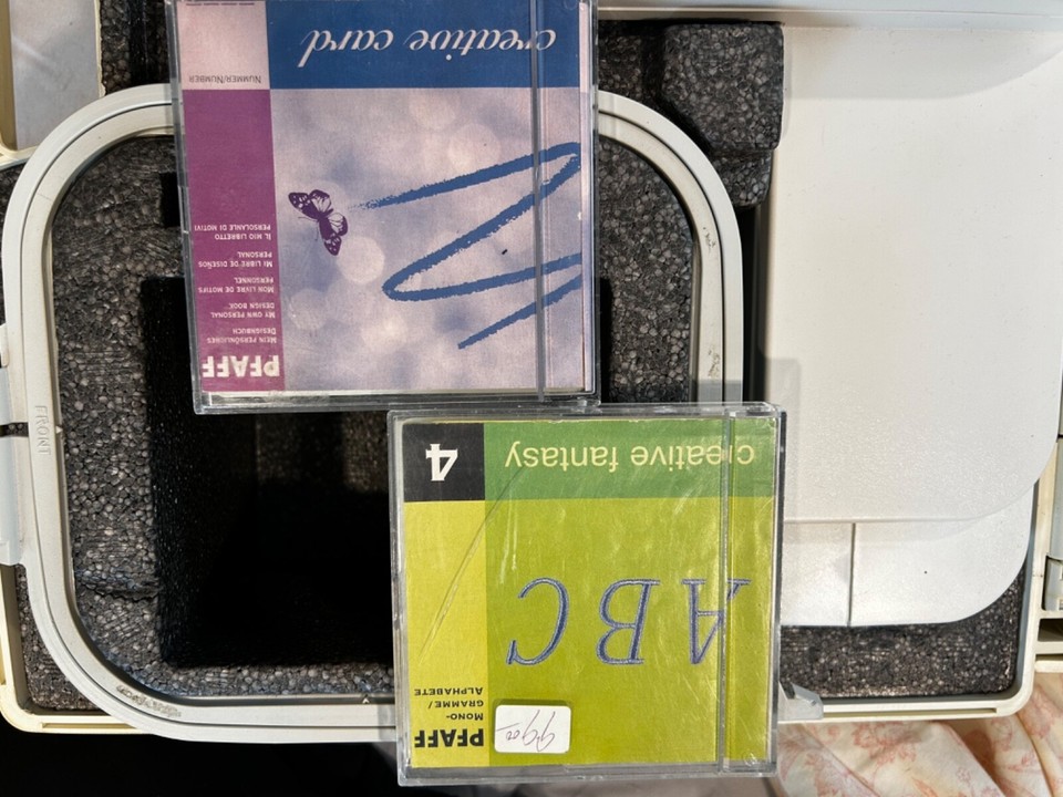 Pfaff Creative 7550 Embroidery And Sewing Machine with Accessories. | eBay