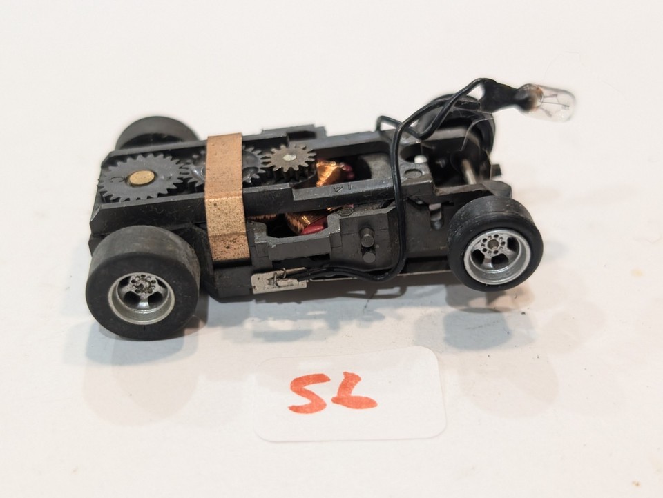 USED AURORA AFX SLOTTED WHEELS LIGHTED MAGNATRACTION HO SLOT CAR ...