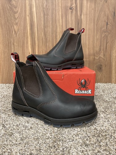 Redback Bobcat Boots Men's size 10.5 US Dark Brown Soft Toe Work Leather Ubok | eBay
