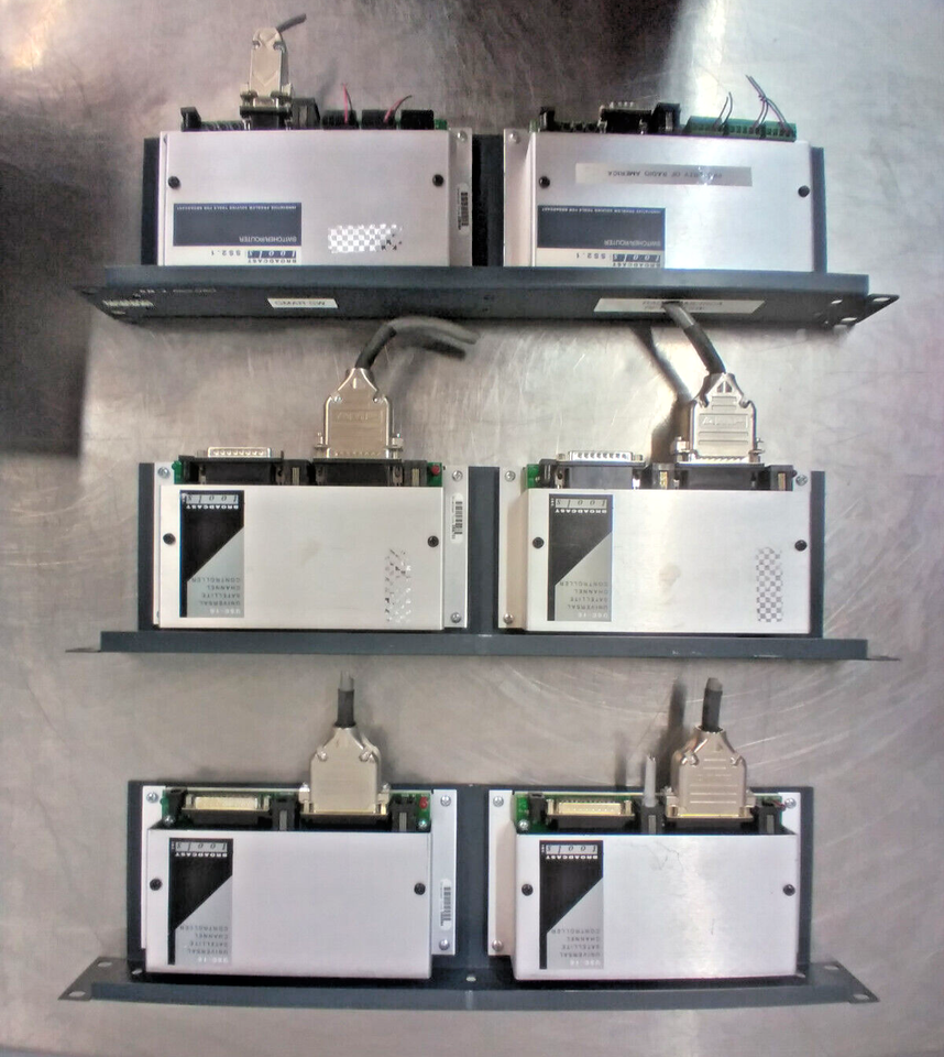 Lot of 3 ~Broadcast Tools 1U Racks w/ 2 SS2.1 Switcher & 4 USC-16 Sat ...