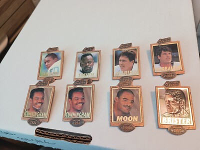 1994 Action Packed NFL Football Badge of Honor Pins lot of 8 mix pin ...