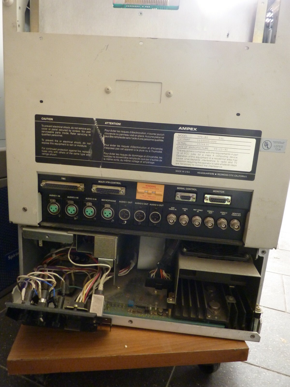 AMPEX VPR 80 PAL VIDEORECORDER 1" | eBay UK