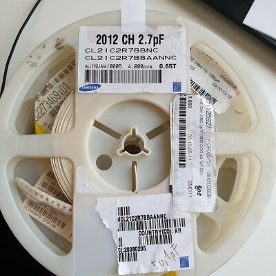 10 x 2.7pF 50V 0.1% SMD SAMSUNG CAPACITOR. CA391U800F020721 | eBay