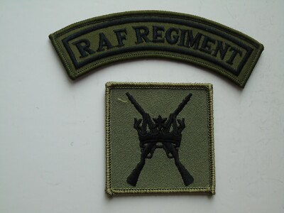 Royal Air Force Regiment Squadron TRF & RAF Regiment Shoulder Title ...