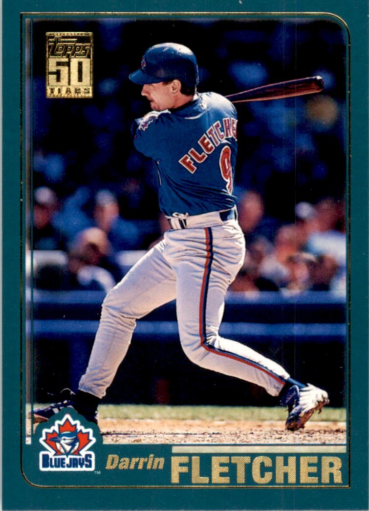 2001 Topps Darrin Fletcher Toronto Blue Jays #318 MLB Baseball Sports ...
