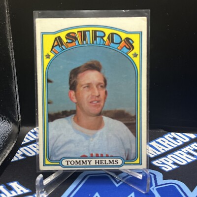 1972 Topps Baseball Tommy Helms Card #204 Houston Astros EX-NM | eBay