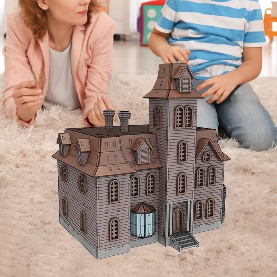 Addams Family House Model Kit - New Version Spooky Delight Eerie Fun ...
